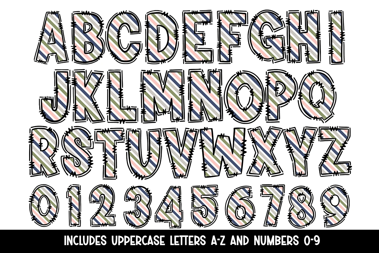 3d Block Letter Alphabet