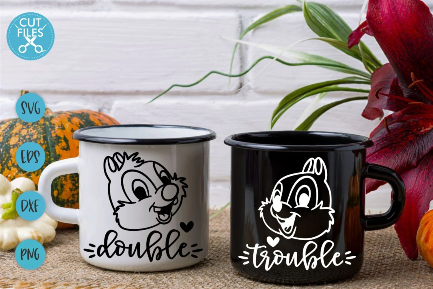 Double Trouble Svg,Trouble Svg,Best Friends Svg,Disney Svg | Designful ...