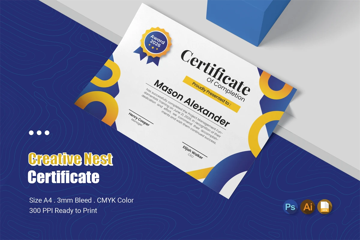 Creative Nest - Certificate | Designful Market